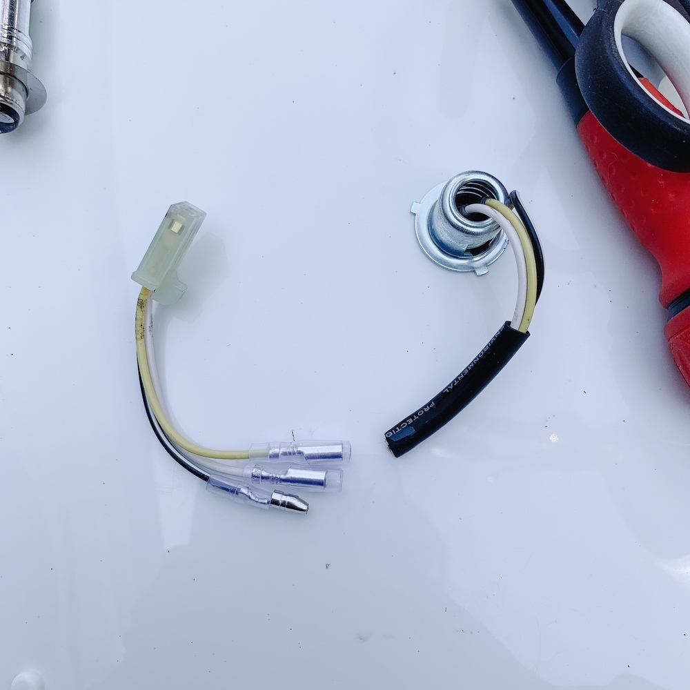 スズキ50CC｜新型レッツ｜2BH-CA4AA｜LED化のやり方｜ハロゲンバルブ交換: 新ノブヤンの通販日記